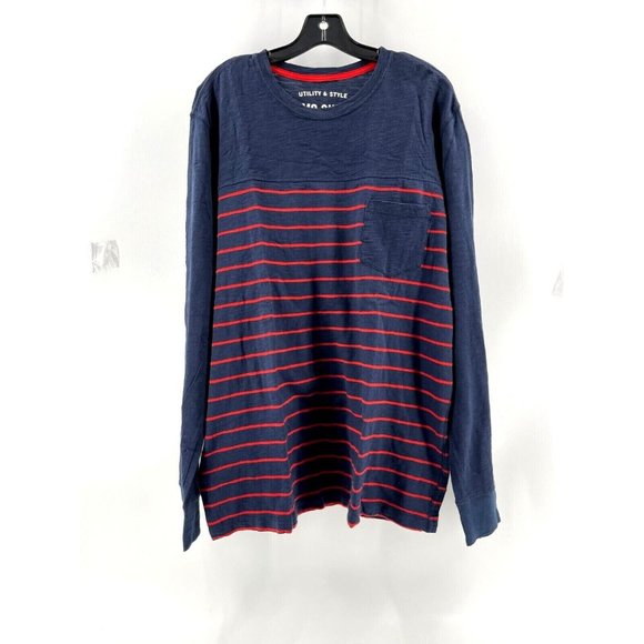 Mossimo Supply Co. | Shirts | Mossimo Supply Co Long Sleeve Blue Red ...